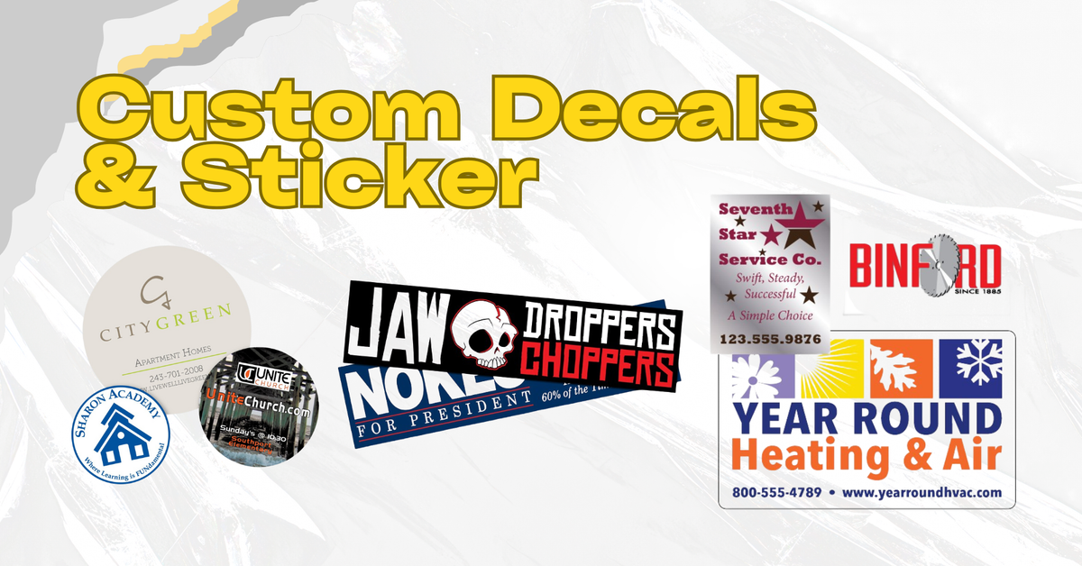Why Custom Decals & Stickers Are a Powerful Branding Tool – ArtLab